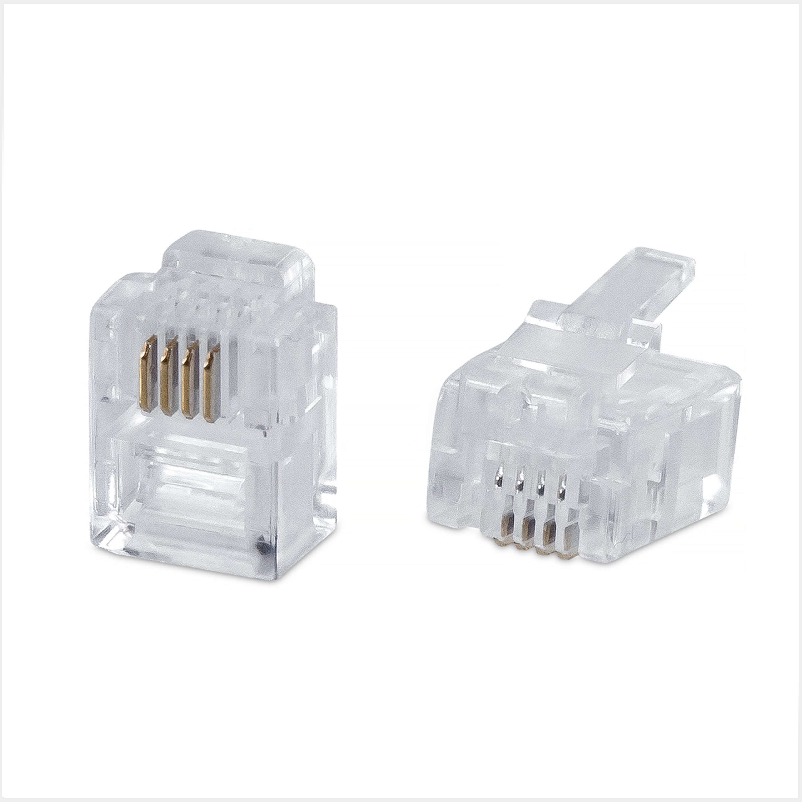 Conector RJ11(6p4c) macho IDC(2d) TFP-YY 4×0,4mm – Microwave & Coaxial ...
