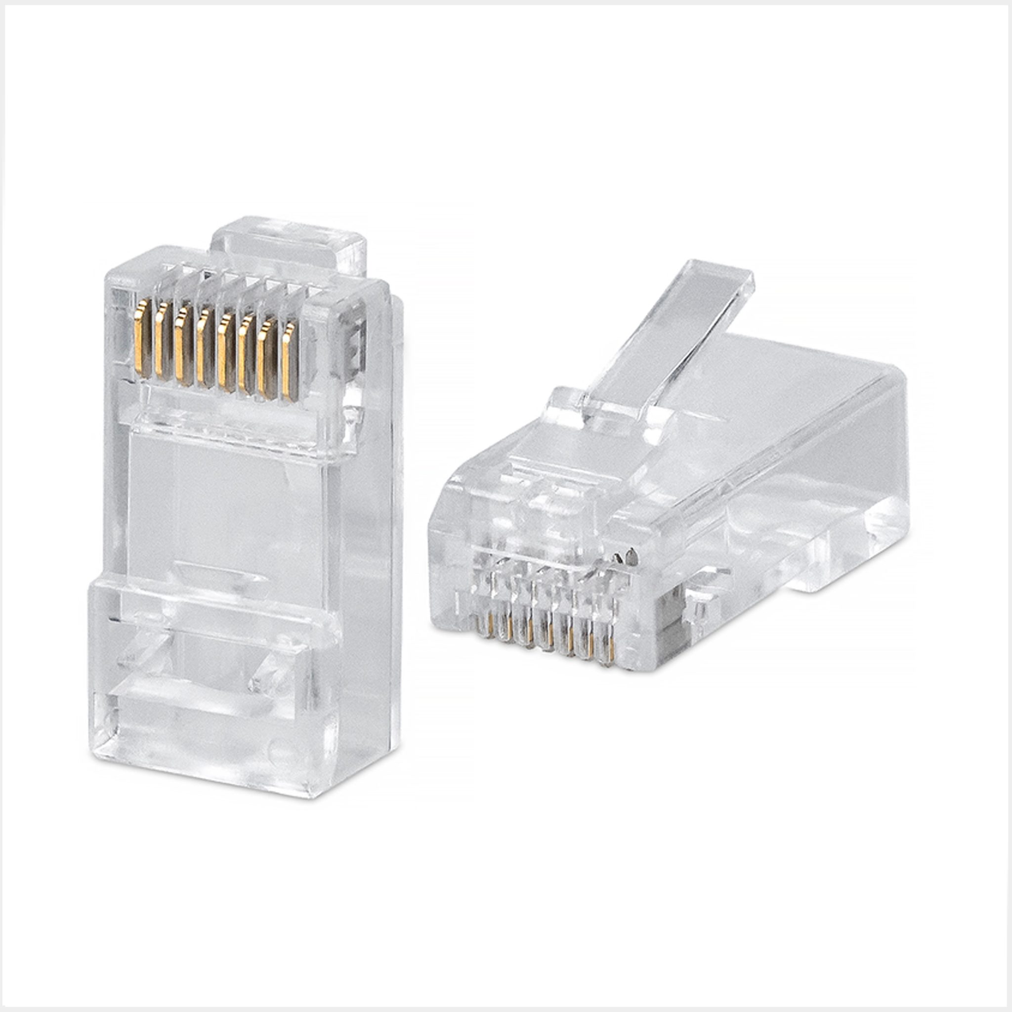 Conector RJ45 macho IDC(2d) Cat6 UTP flexible