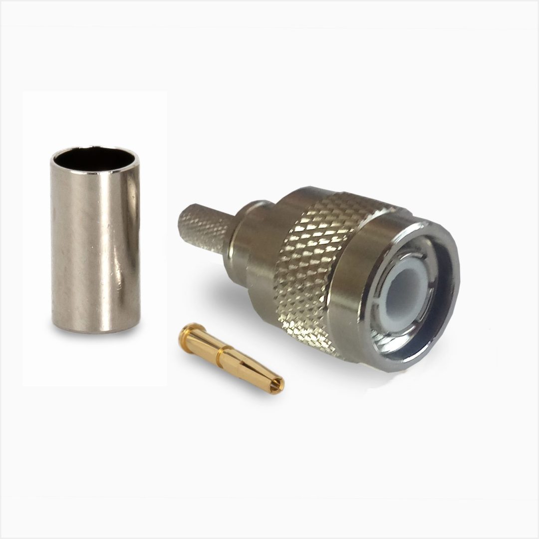 Conector TNC macho full-crimp RG-223/U – Microwave & Coaxial Components