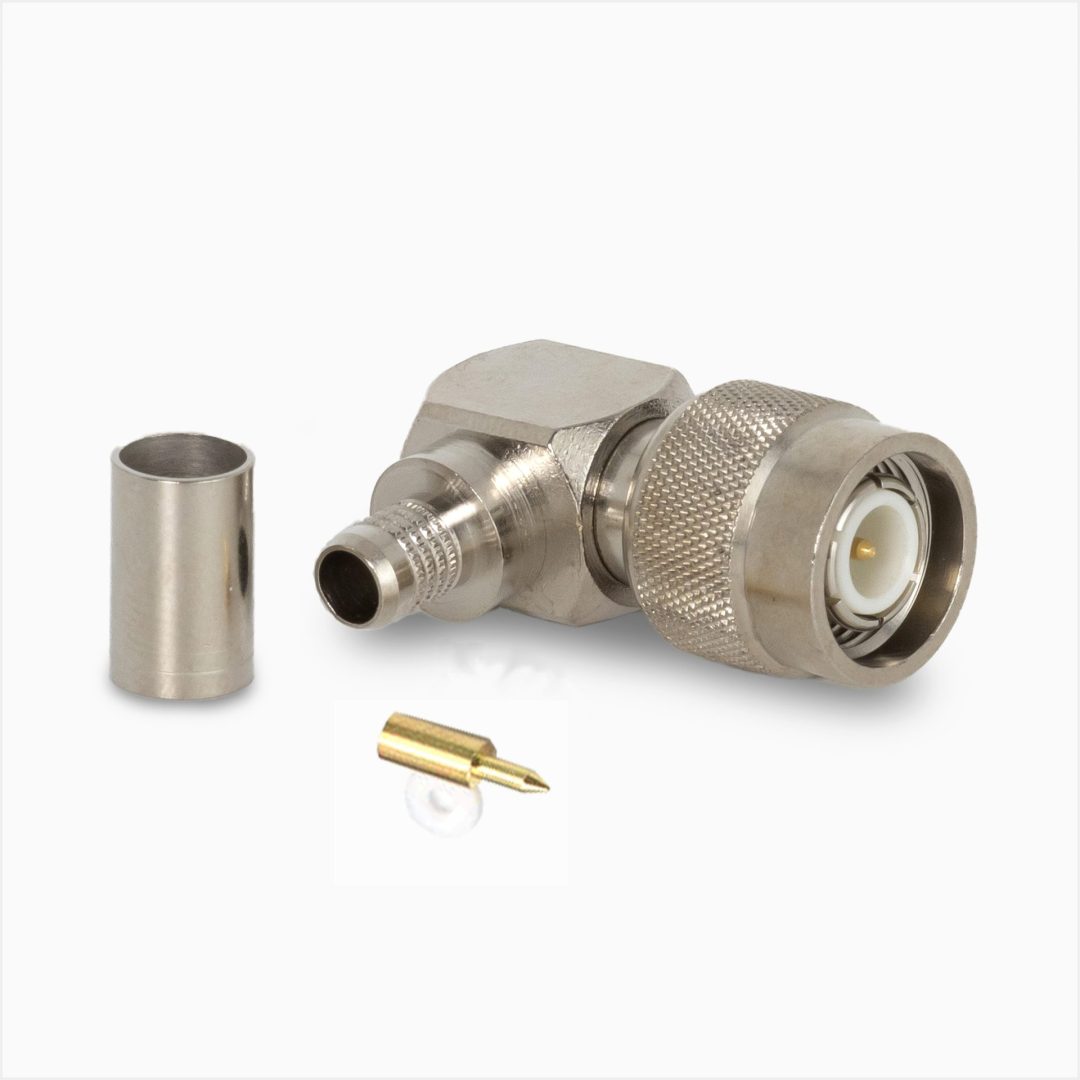 Conector TNC macho 90° full-crimp LMR-300